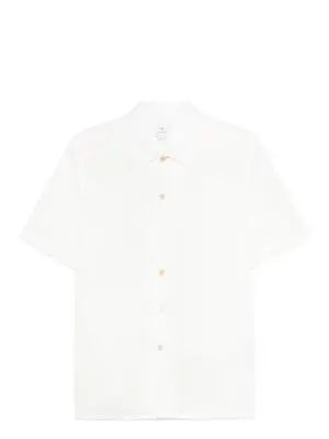 Paul Smith Cotton Short-sleeve Shirt - White