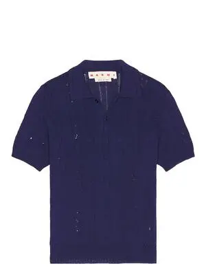 Marni Polo Neck In Blue - Bluette