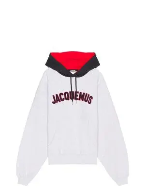 Jacquemus Le Hoodie Baseball - Grey