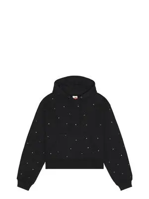 SKY HIGH FARM WORKWEAR Studded Hoodie - Black