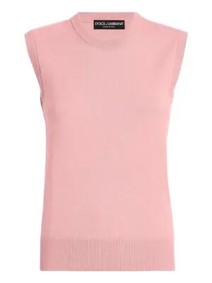 Dolce & Gabbana Cashmere Tank Top - Pink