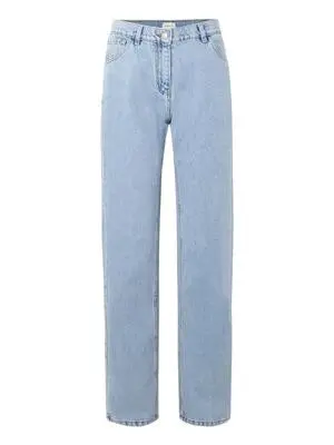 Magda Butrym Low-rise Straight-leg Jeans - Blue