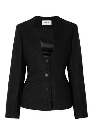 FERRAGAMO Bouclé Jacket - Black