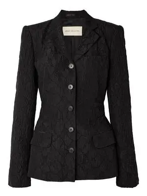 Dries Van Noten Billy Jacquard Blazer - Black