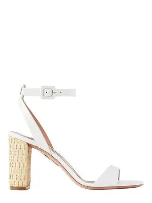 AQUAZZURA Aquazzura Sunseeker 85 Leather Sandals