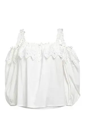 LIU •JO Off-the-shoulder Top - White
