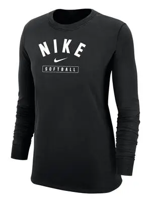 Nike Softball Long-sleeve T-shirt - Black