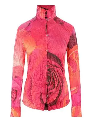 ROBERTO CAVALLI Roberto Cavalli Garden Rose-print Shirt