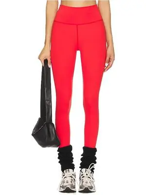 WELLBEING + BEINGWELL Flowwell Callista 7/8 Legging In Red - Lava Red