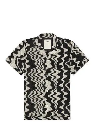 Oas Nero Verve Cuba Terry Shirt - Black