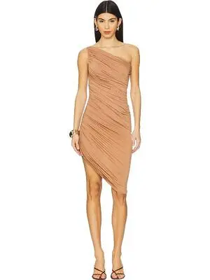 Norma Kamali Diana Mini Dress - Cappuccino