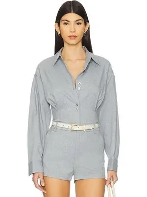 GESTUZ Paulia Melange Shirt - Blue