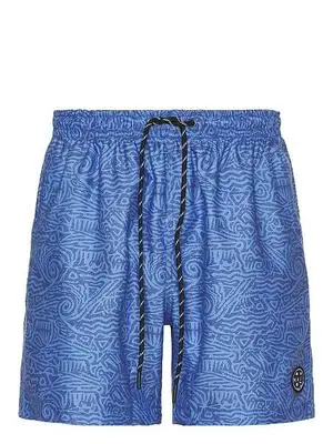 MAUI AND SONS Tribal Pool Short - Ocean