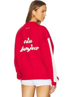 ARAMINTA JAMES Ciao Bonjour Sweatshirt - Cherry