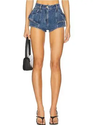 AKNVAS Riley Denim Shorts - Blue