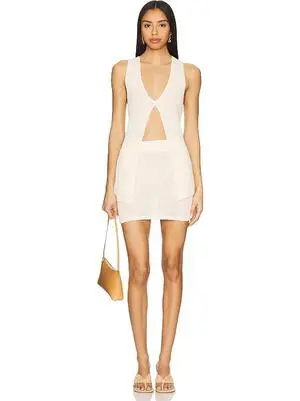 ALL THE WAYS Daena Mini Skirt Set - Neutral
