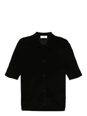 LARDINI Knitted Shirt - Black