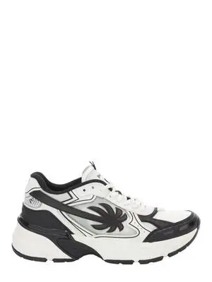 Palm Angels Leather Sneakers - White