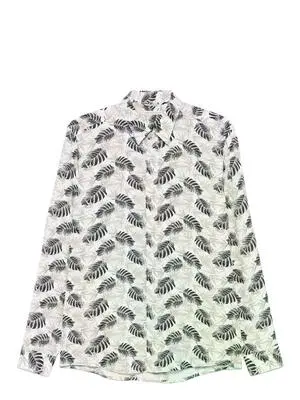 DANIELE ALESSANDRINI Floral-print Shirt - White