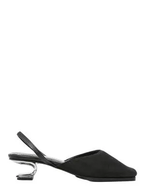 NICOLE SALDANA 40mm Syd Mules - Black