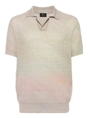 BRIONI Knitted Polo Shirt