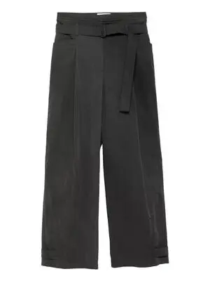 LOW CLASSIC Low Classic Double-Belted Trousers