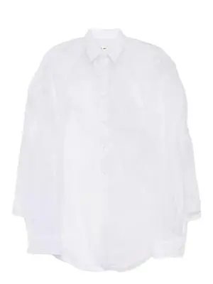 Comme Des Garçons Long-sleeved Shirt - White