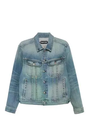 TOM FORD Denim Jacket - Blue