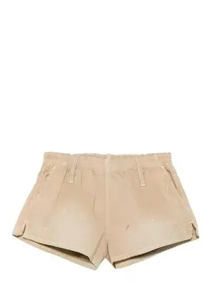 MAISON MARGIELA Paint-splatter Shorts - Neutrals