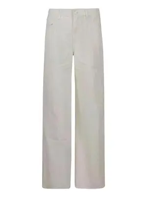 7 For All Mankind Straight-leg Jeans - White