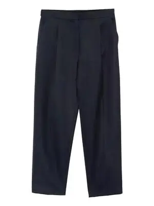 Theory Pleat-detail Trousers - Blue