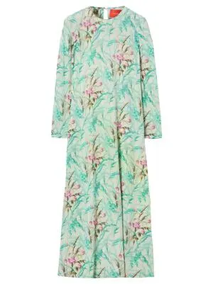 La DoubleJ Swing Midi Dress - Green