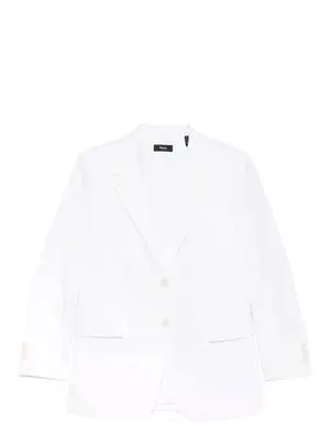Theory Single-breasted Blazer - White