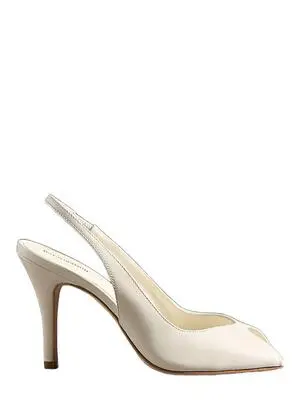 REFORMATION Eugenie Slingback Heels - White