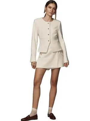 Derek Lam 10 Crosby Dulcie Skort - White