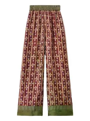 La DoubleJ Graphic-print Palazzo Pants - Red