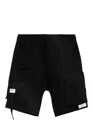 MUSIUM DIV. Drawstring Cargo Shorts - Black