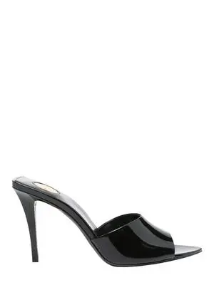 Saint Laurent 90mm Romy Sandals - Black