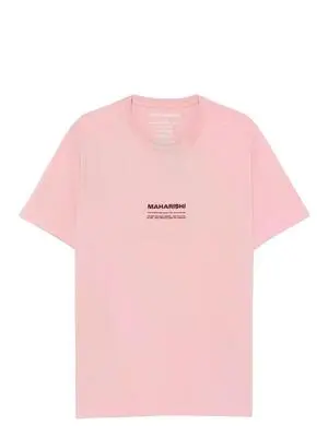 MAHARISHI 1453 Less Dangerous T-shirt - Pink