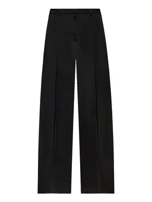 Balmain Wide-leg Trousers - Black