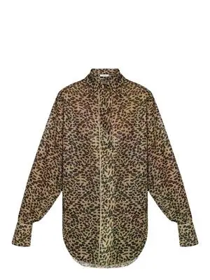OSEREE Oséree Leopard-Print Shirt