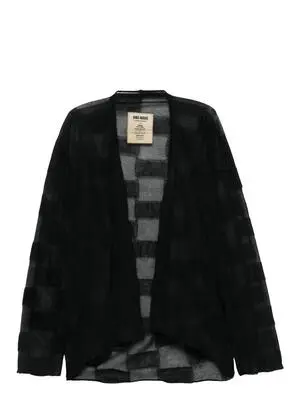 UMA WANG Fine-knit Cardigan - Black