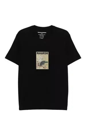 MAHARISHI Logo-print T-shirt - Black