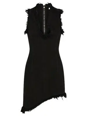 FERRAGAMO Mini Denim Dress - Black