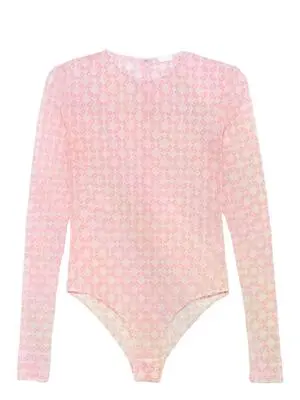Givenchy 4g-jacquard Bodysuit - Pink