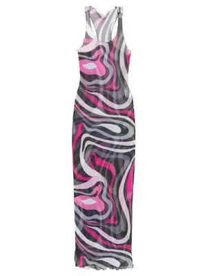 Emilio Pucci Iride-print Dress - Black