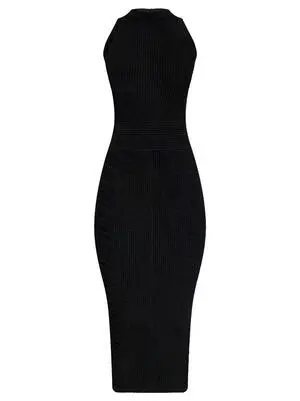 BALMAIN Balmain Ribbed Bodycon Midi Dress