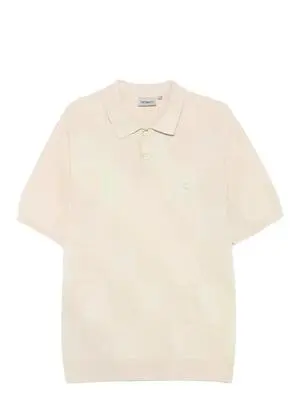 Carhartt Work In Progress Checker Polo Shirt - Neutrals
