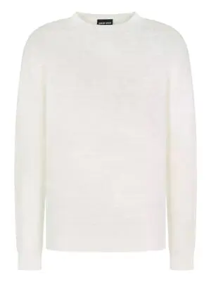 GIORGIO ARMANI Giorgio Armani Logo-Embroidered Jumper