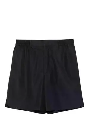 Fendi Cotton Bermuda Shorts - Black